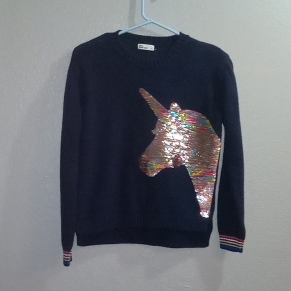 Epic Threads | Shirts & Tops | Epic Theeads Sequin Unicorn Sweater ...